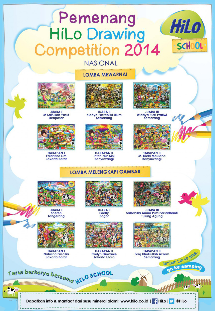 Pemenang HiLo School Drawing Competition 2014 tingkat Nasional - HiLo ...